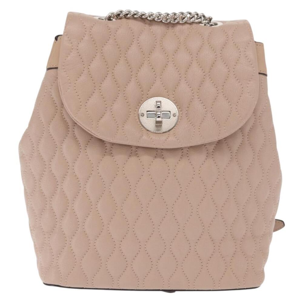 Bally | Bags | Bally Backpack Leather Pink Silver Auth 59289 | Poshmark